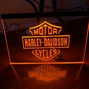 Other | Harley Davidson Led Neon Light Sign 8x12 | Poshmark